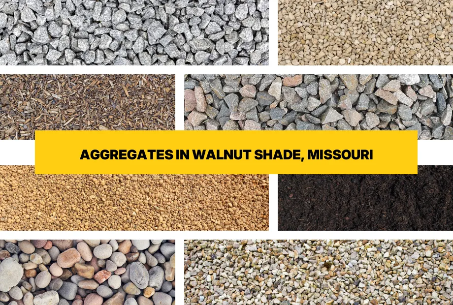Gravel and other Aggregates Near Walnut Shade, Missouri (MO)
